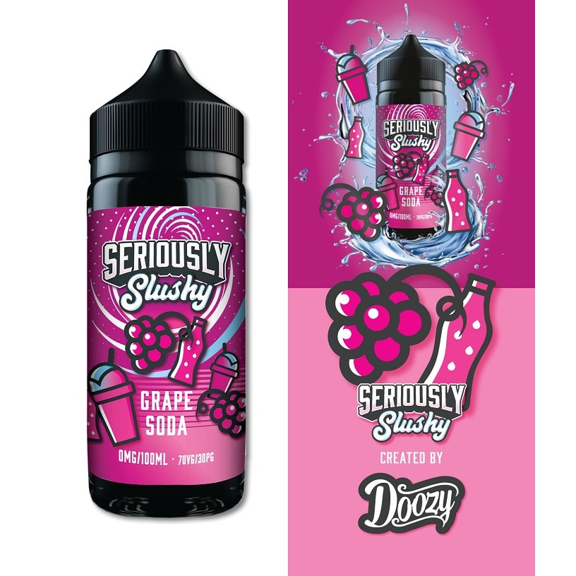 Lichid Tigara Electronica Seriously Fruity - Grape Soda ,100ml ,0mg/ml ...