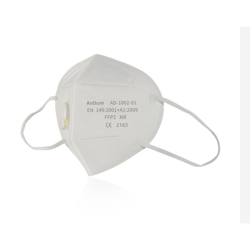 Masca Alba cu Valva/supapa/filtru, FFP2, model AD-1002-01, 5 straturi ...