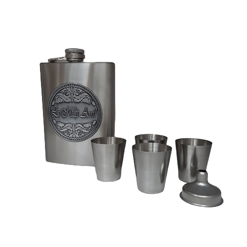 Set plosca metal 5 piese La multi ani! - eMAG.ro