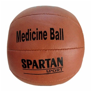 SPARTAN Medicin labda, 1 kg, M 18 cm, barna bőr - eMAG.hu