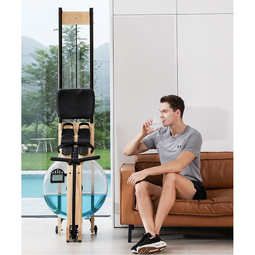 Дървен гребен тренажор, цвят Ретро, MR-902, Merach - eMAG.bg