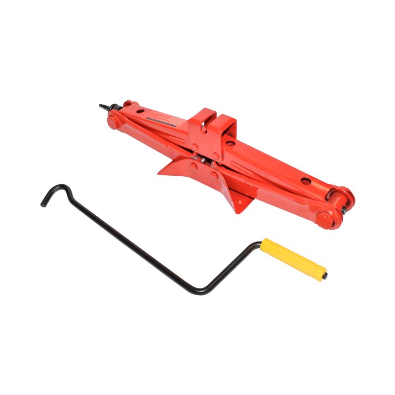 Cric mecanic auto 2T rosu 100-390mm - eMAG.ro