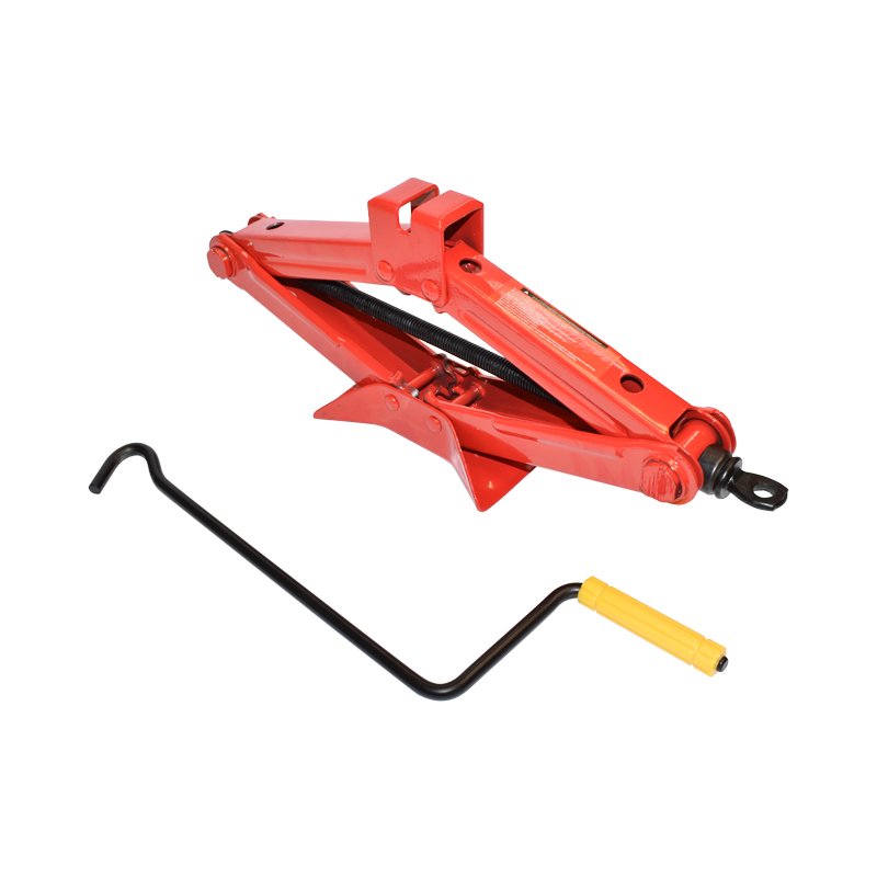 Cric mecanic auto 2T rosu 100-390mm - eMAG.ro