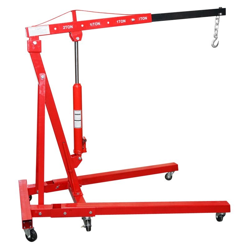 Macara hidraulica pliabila tip girafa pentru atelier 2T - eMAG.ro