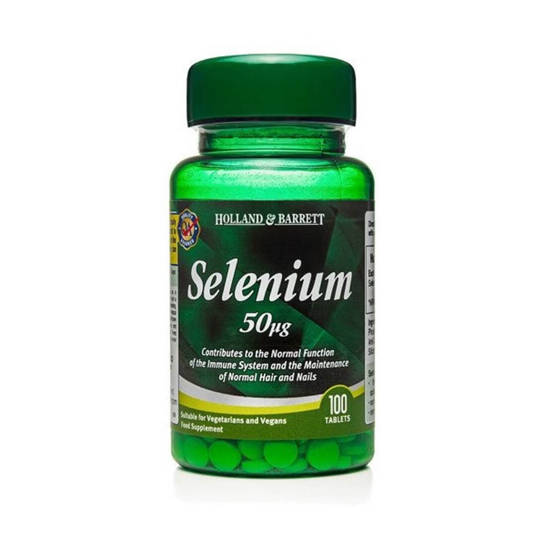 Seleniu Holland & Barrett Selenium 50 ug, 100 tablete - eMAG.ro