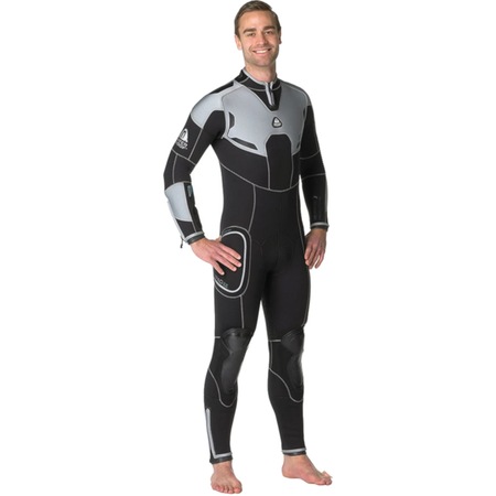 Costum neopren lung, fermoar spate, barbati, 5mm, Waterproof W4, L/t ...