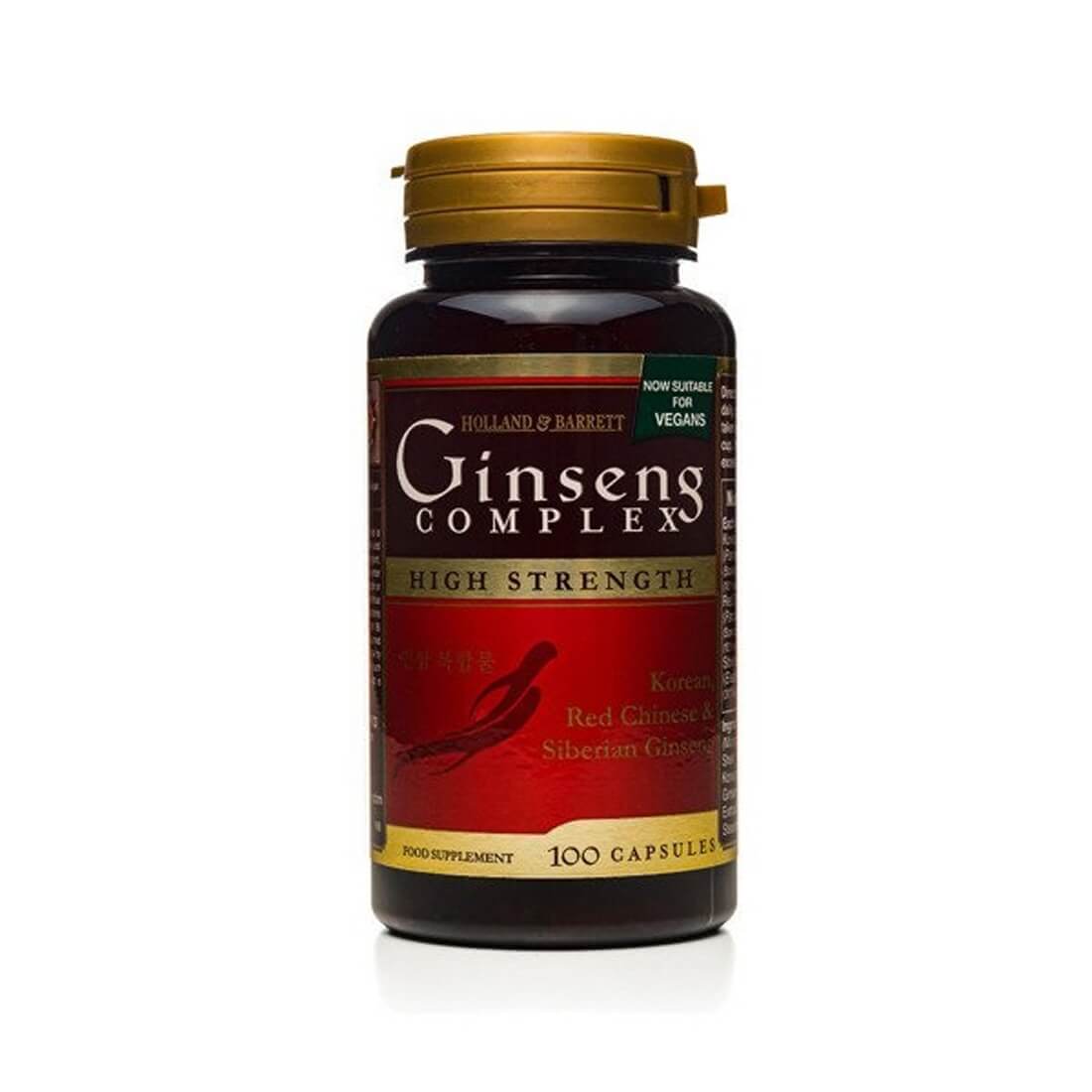 Strong Ginseng Complex Holland & Barrett, 100 capsule - eMAG.ro