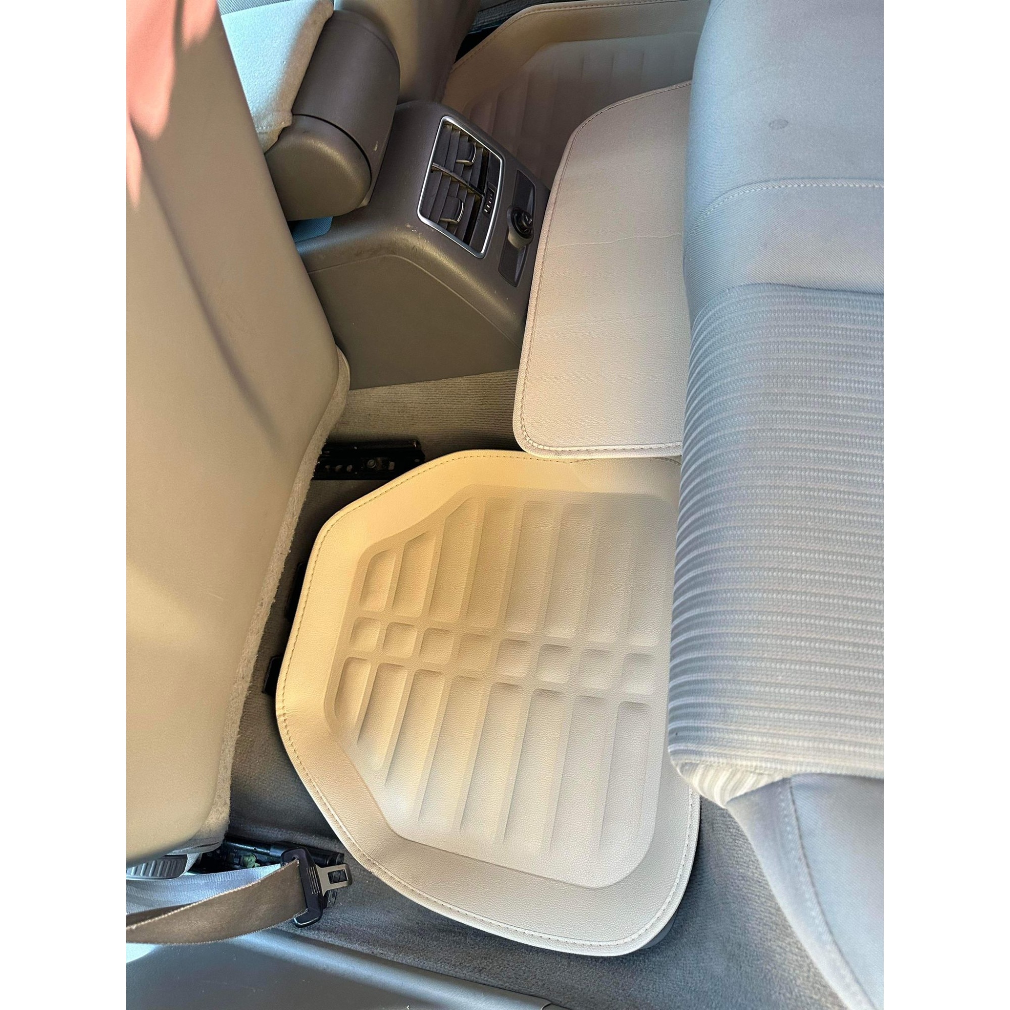 Set 5 Covorase Auto Presate Universale, Piele eco, Bej - eMAG.ro