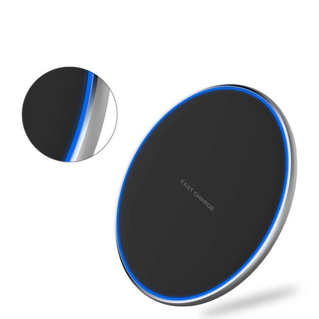 Incarcator wireless fast charge, compatibil cu telefoanele care suporta ...