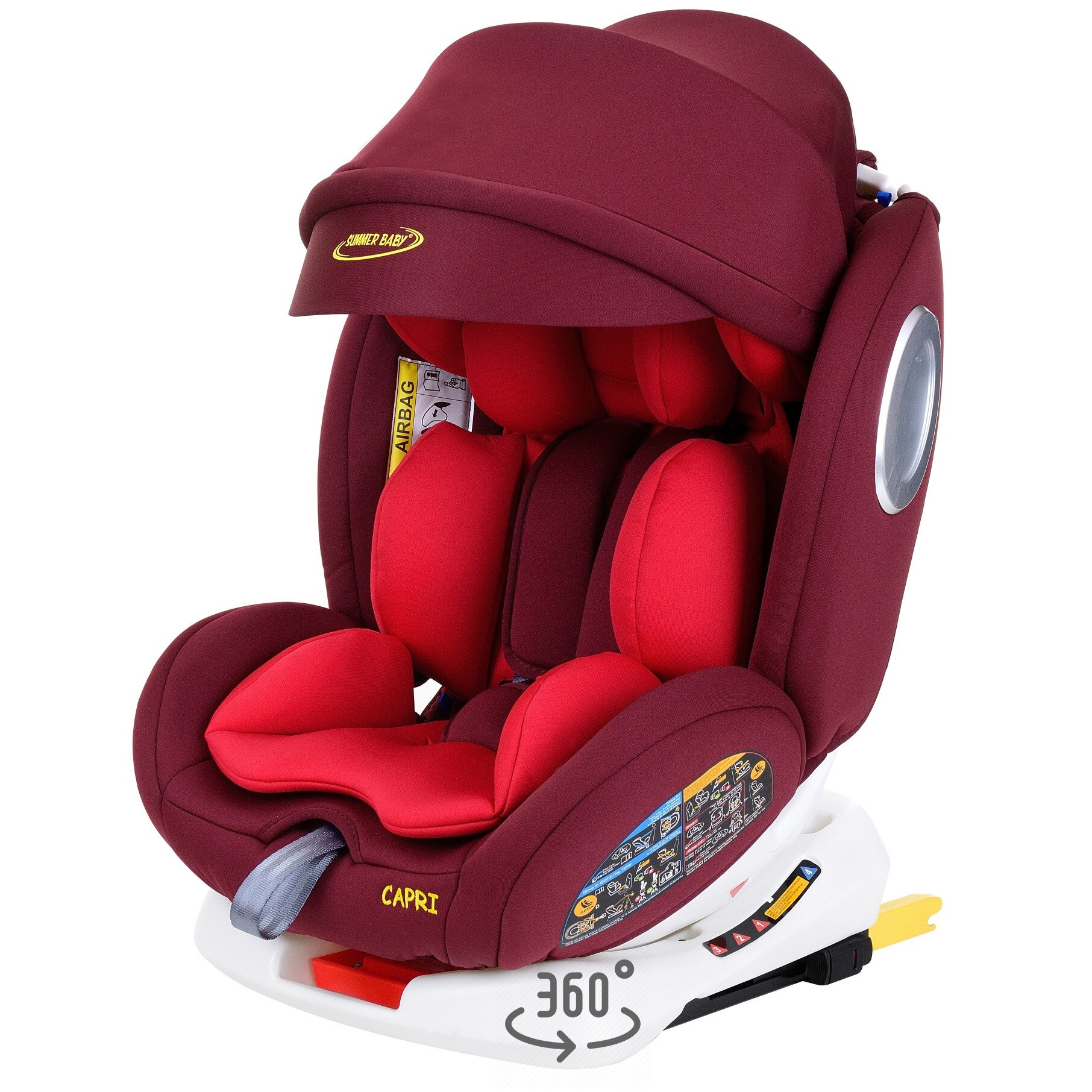 Scaun Auto Premium Rotire 360° pentru Copii "ISP CAPRI Baby LikeSMART ...