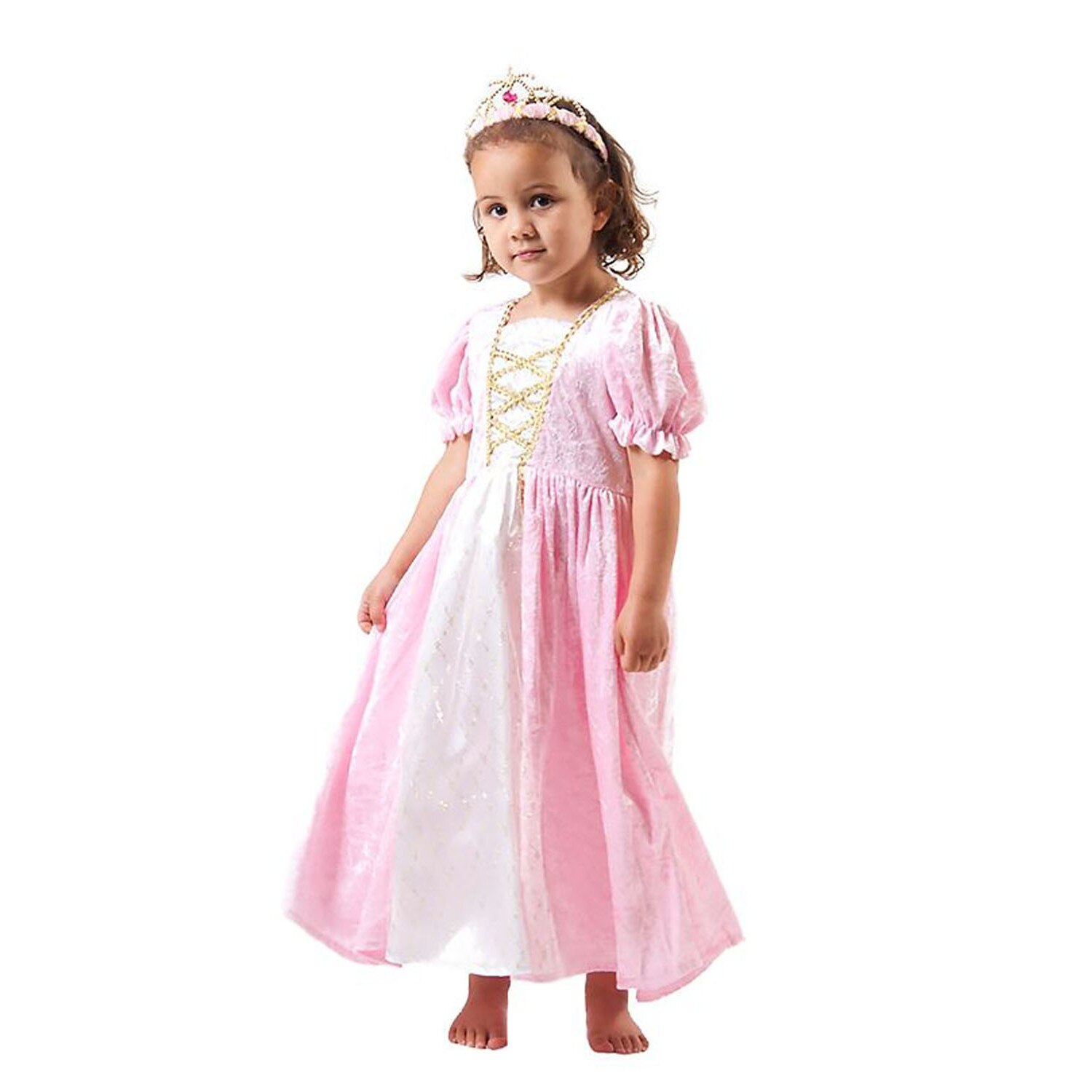 Costum de carnaval, JUP, Printesa, Roz, 100-104 cm, 3+ - eMAG.ro