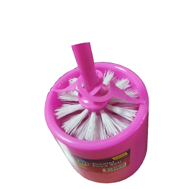 Perie roz cu suport pentru wc, Smart, 38x11 cm - eMAG.ro