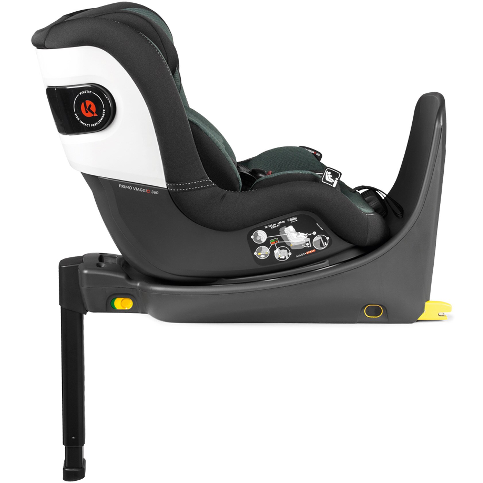 Scaun auto ISOFIX i-Size Peg Perego Primoviaggio Forest, 45-105 cm, 360 ...