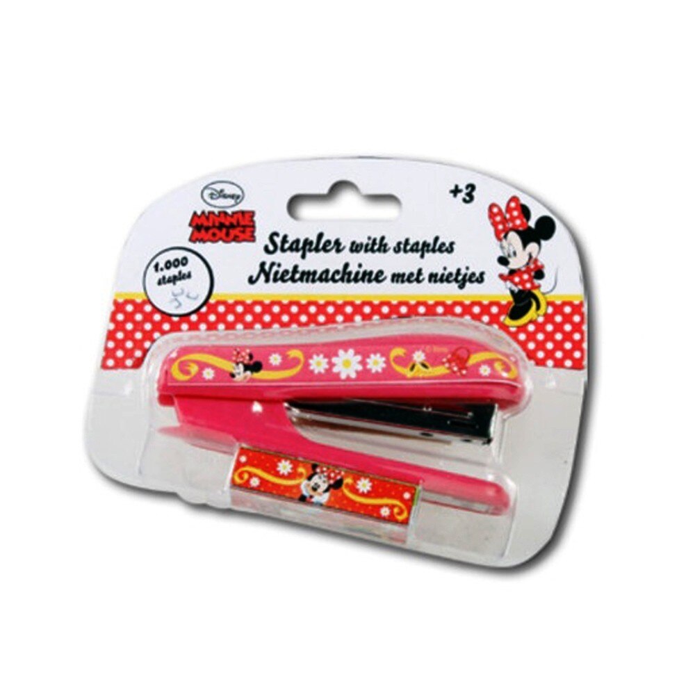 Capsator plastic Minnie Mouse, Disney cu 1000 capse 10 mm pentru ...