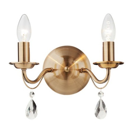 Aplica DacEnergy©, realizat din metal, decoratiuni din sticla ...