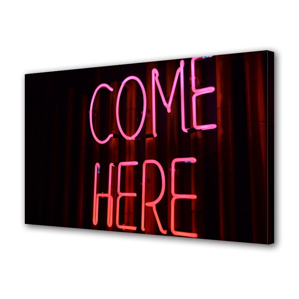 Prémium vászonfestmény, Art Star, Gyere ide, Üzenetek, Vászon fa ...