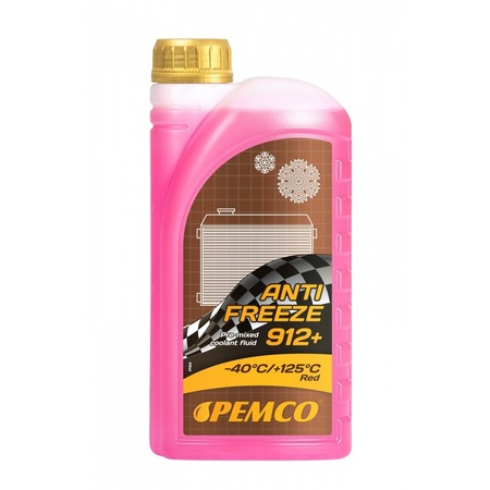 Antigel rosu Pemco 912+, (-40), 1l - eMAG.ro