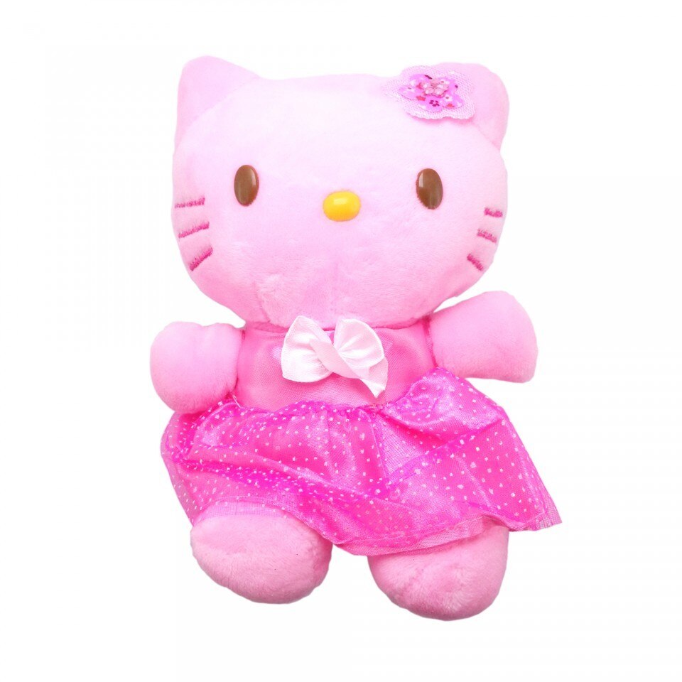 Jucarie de plus Hello Kitty, roz, 20 cm - eMAG.ro