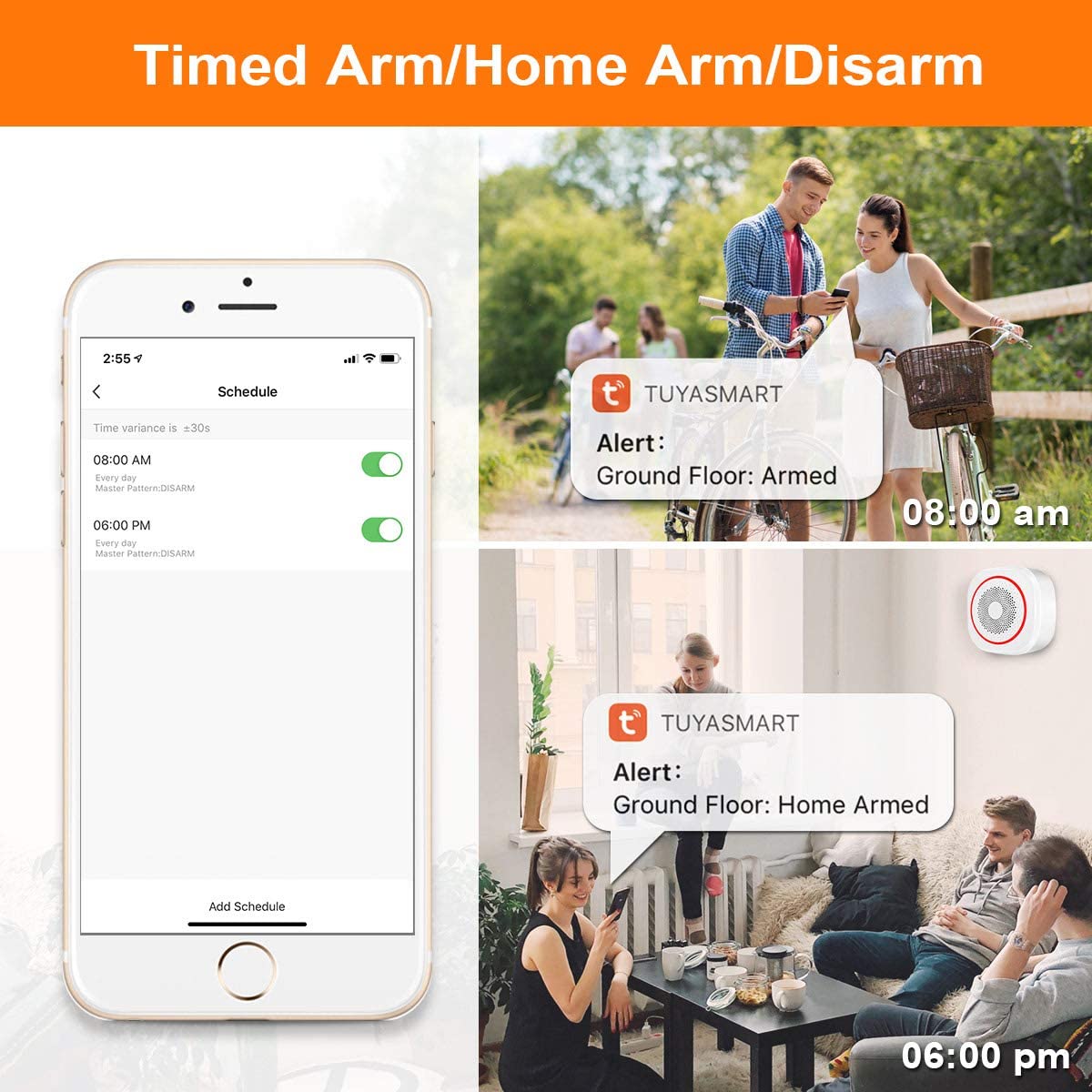 Интелигентна алармена система Tuya Wifis Smart Home - eMAG.bg