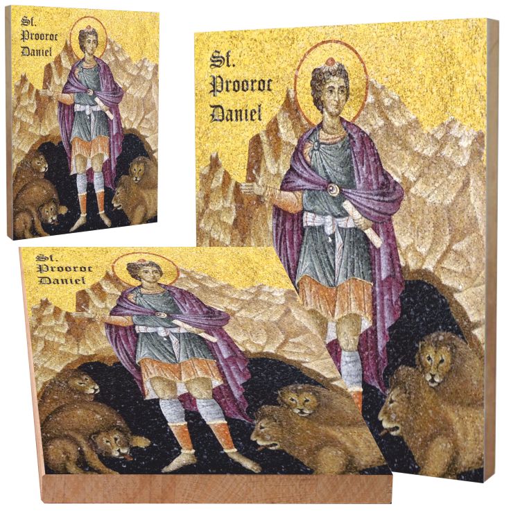 Icoana pe Coaja de OU,"Sfantul Proroc Daniel"-auriu,ocrotitorul ...