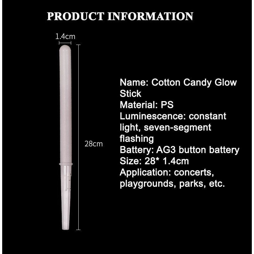 Set 5 buc, Bete led vata sau evenimente, alb, lumina multicolora - eMAG.ro