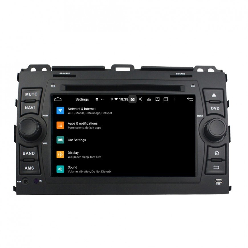 Navigáció Toyota Land Cruiser Prado J120 2003-2009 Android rendszerrel ...