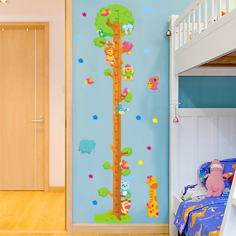 Sticker autocolant metru masurare inaltime copii, Galben - eMAG.ro