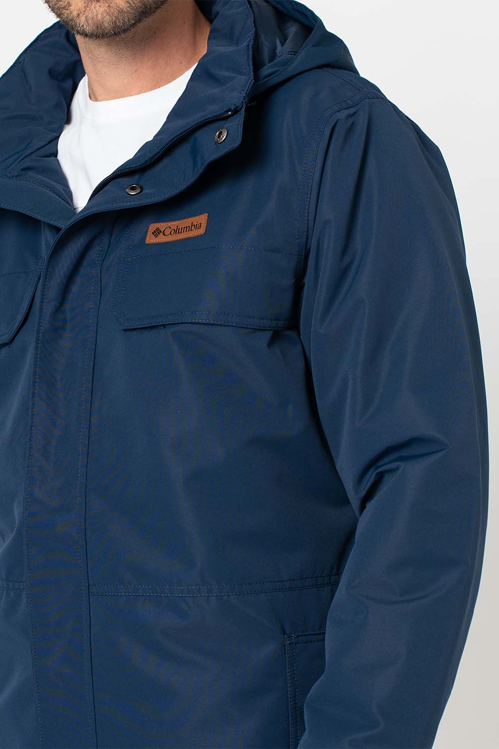 Columbia, Зимна парка Rugged Path с лого, Тъмносин, M - eMAG.bg