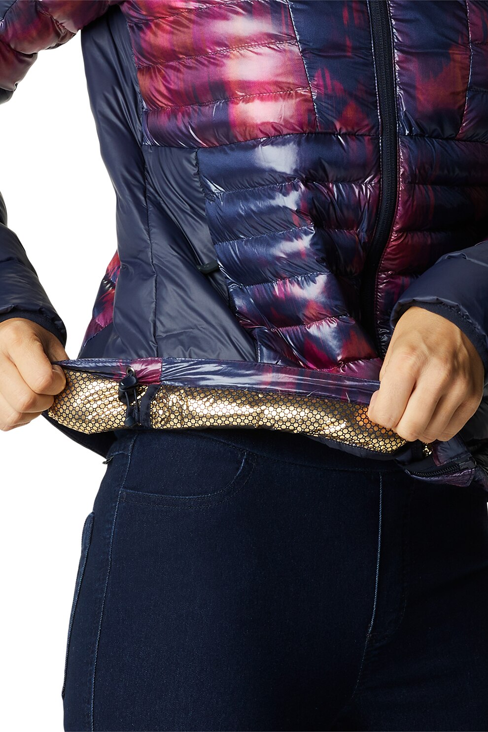 Columbia, Geaca cu finisaj rezistent la apa, gluga si vatelina pentru ...