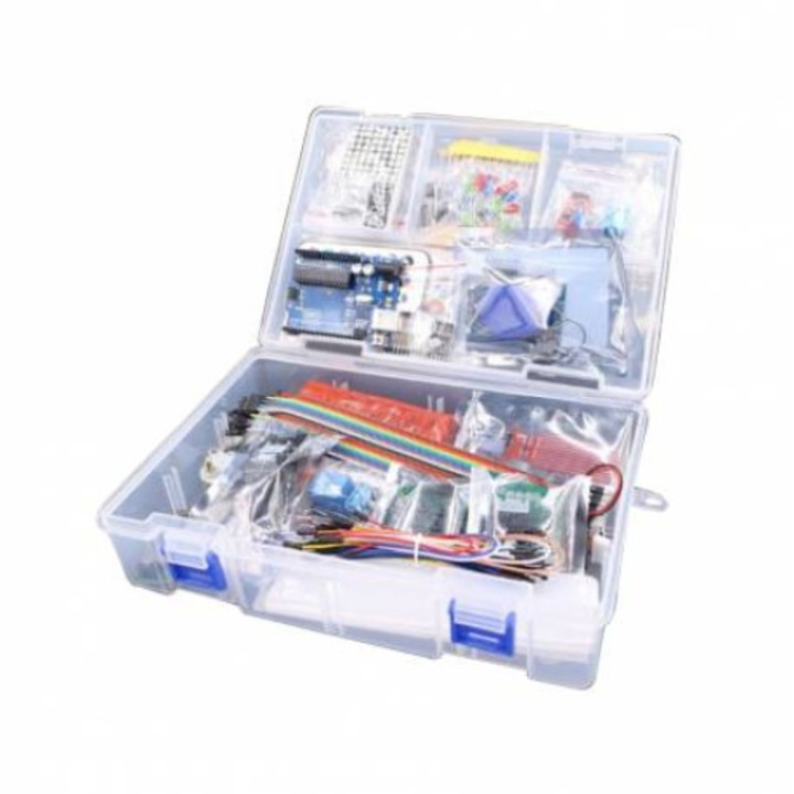 KIT Arduino RFID, placa compatibila UNO R3, 40 module / accesorii - eMAG.ro