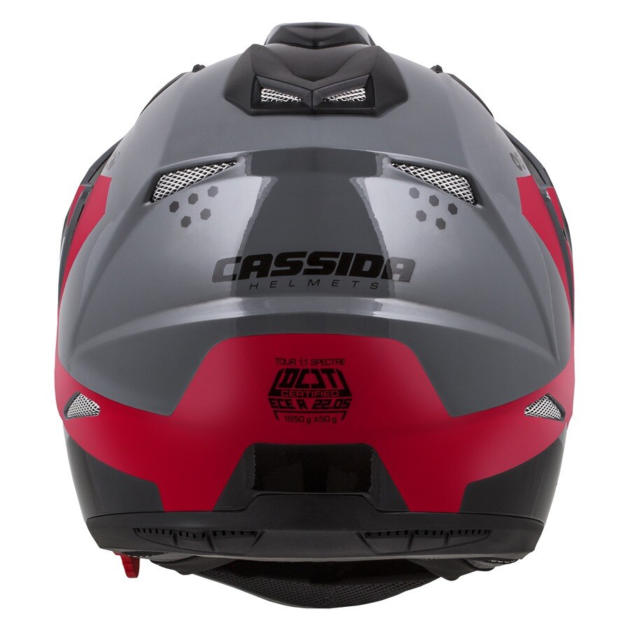Casca moto atv touring Cassida Tour 1.1 Spectre rosu/gri XXL - eMAG.ro