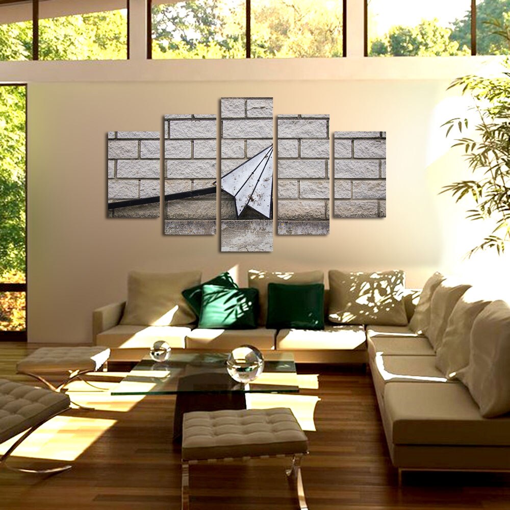 5 db-os többvászon festmény készlet, Art Star, Papírrepülő falra ...