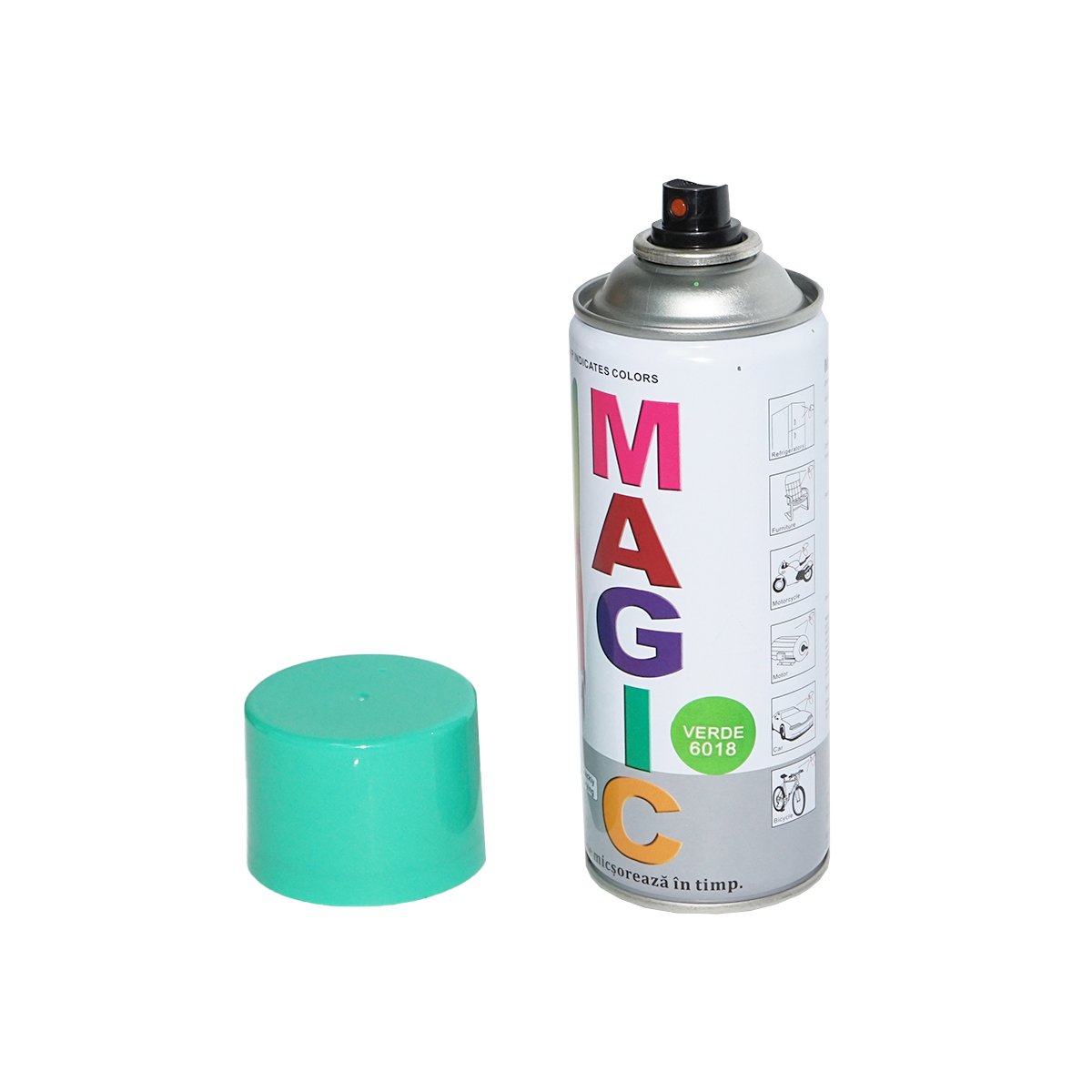 Spray vopsea Magic verde 6018 450 ml - eMAG.ro