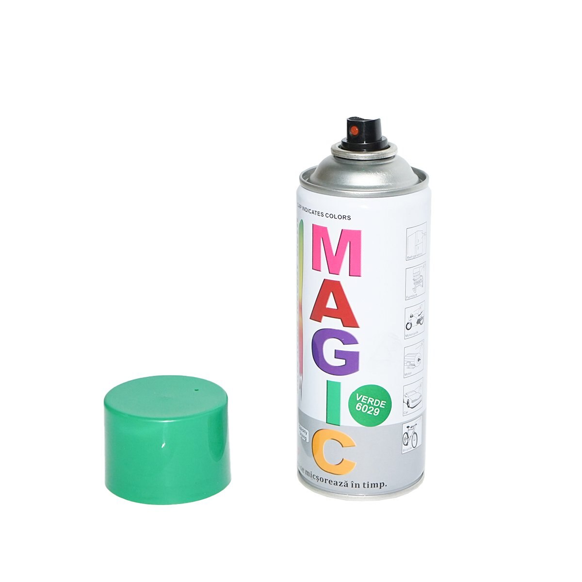 Spray vopsea Magic verde 6029 450 ml - eMAG.ro