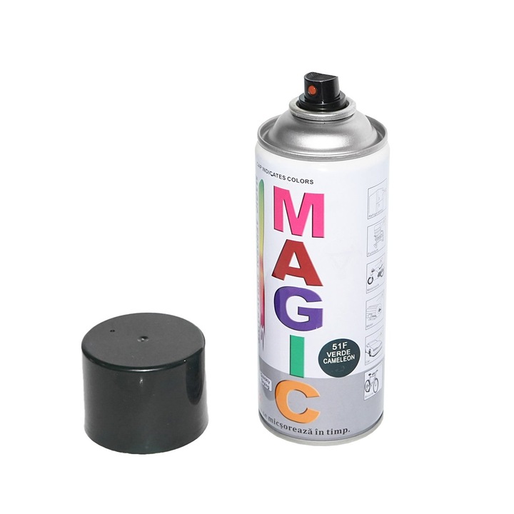 Spray vopsea Magic verde cameleon 51F 450 ml - eMAG.ro
