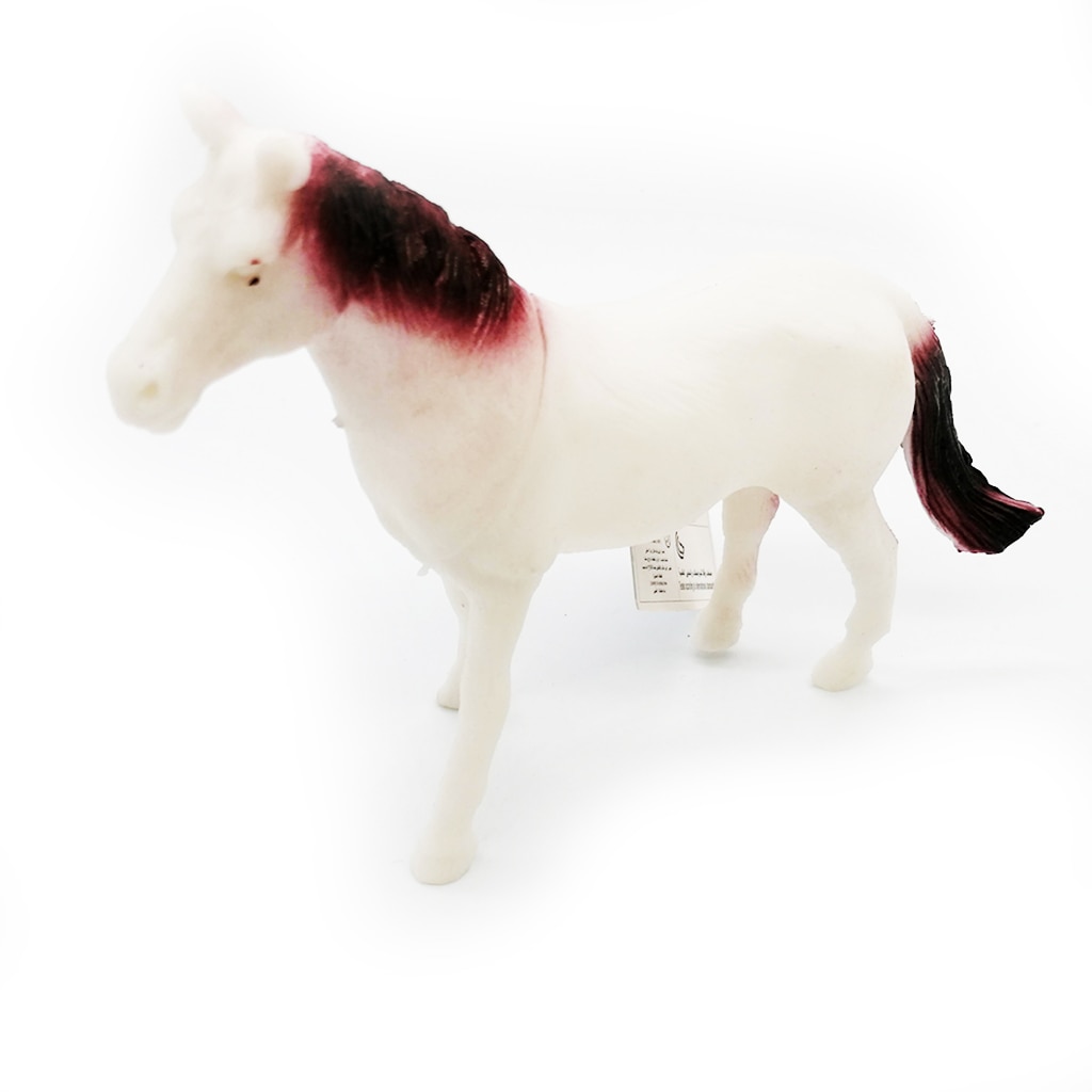 Figurina Animal Domestic, Cal Alb, 14 cm, Model Realistic, Vision ...