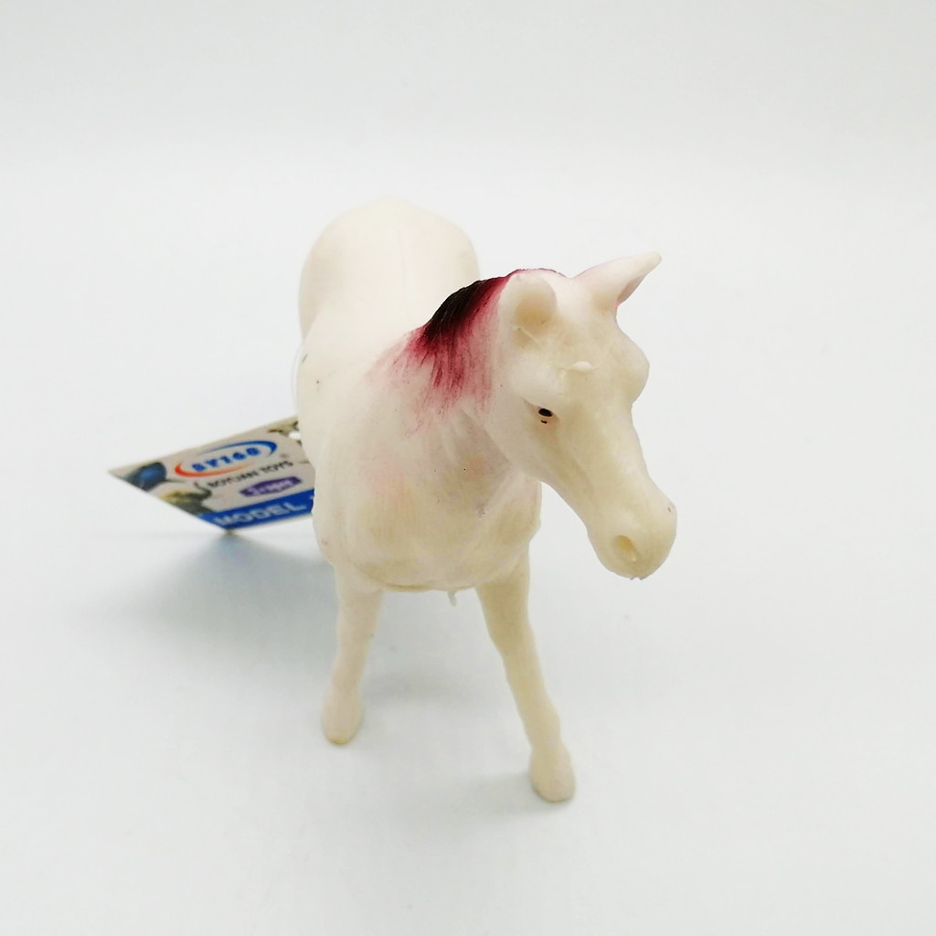Figurina Animal Domestic, Cal Alb, 14 cm, Model Realistic, Vision ...