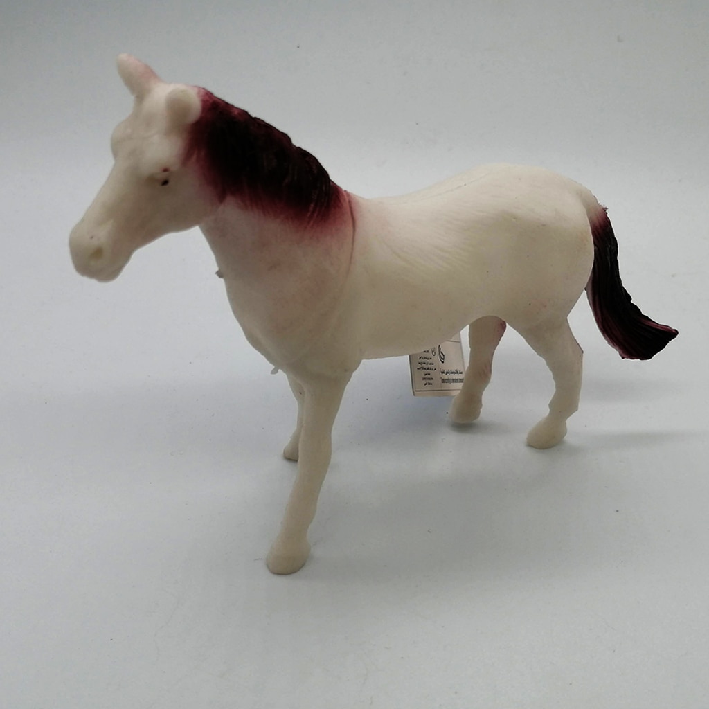 Figurina Animal Domestic, Cal Alb, 14 cm, Model Realistic, Vision ...