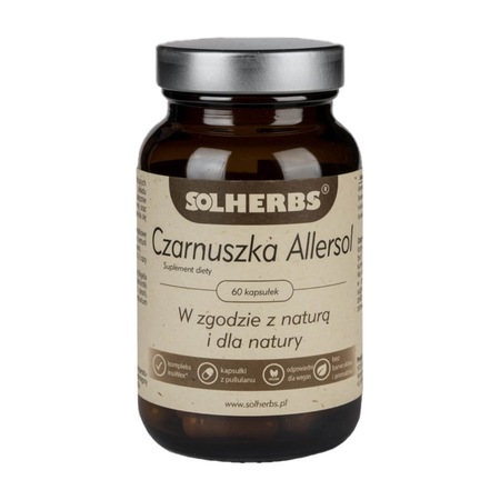 Extract de chimen negru Solherbs Czarnuszka Allersol, 60 capsule - eMAG.ro
