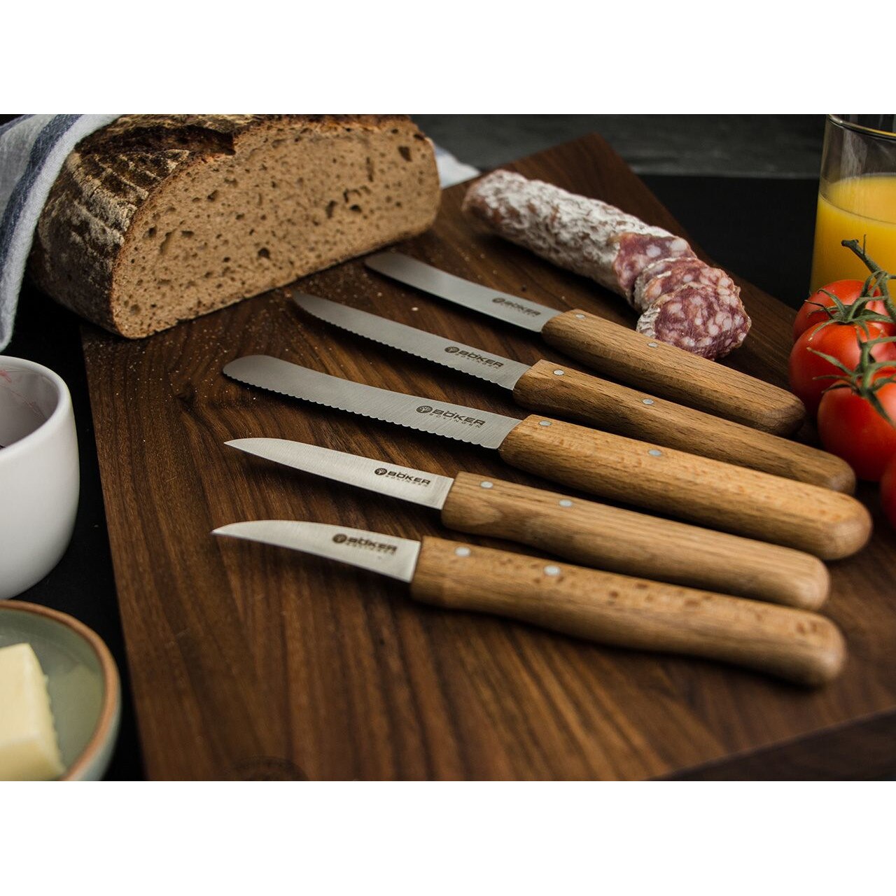 Cutit sandwich, Boker, Solingen Classic Olive, Maro, Argintiu - eMAG.ro