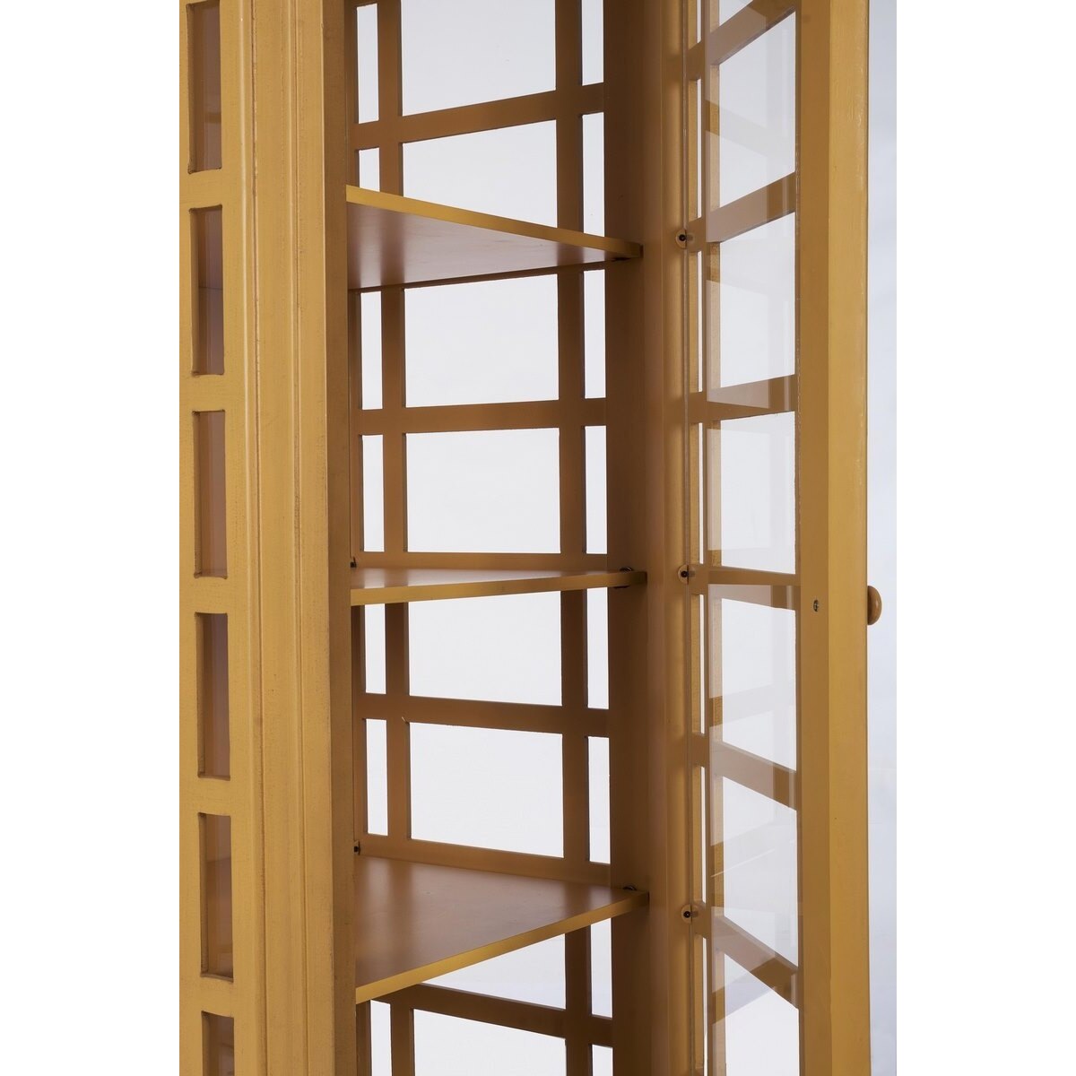 Vitrina din lemn si sticla Cabina Telefonica 53 cm x 51.5 cm x 180 h ...