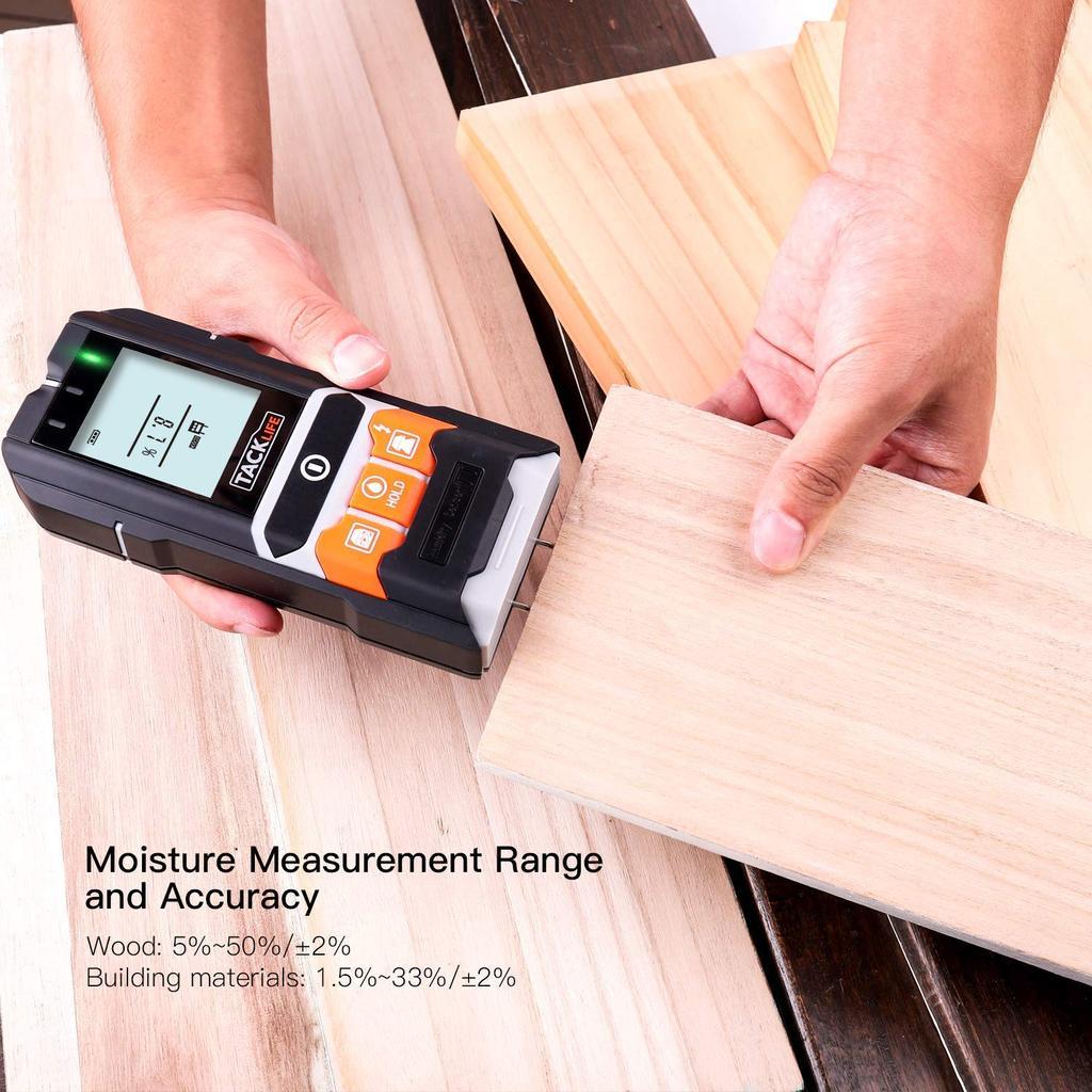 Aparat detectie cabluri electrice/lemn/fier beton in perete TACKLIFE ...