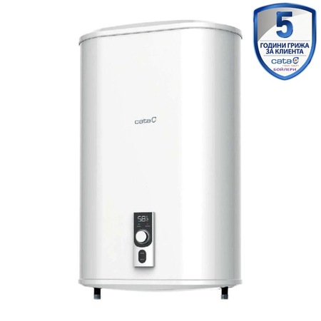 Бойлер Cata CTRS-100-REV Slim Dual, 2000 W, 100 л., Бял - eMAG.bg