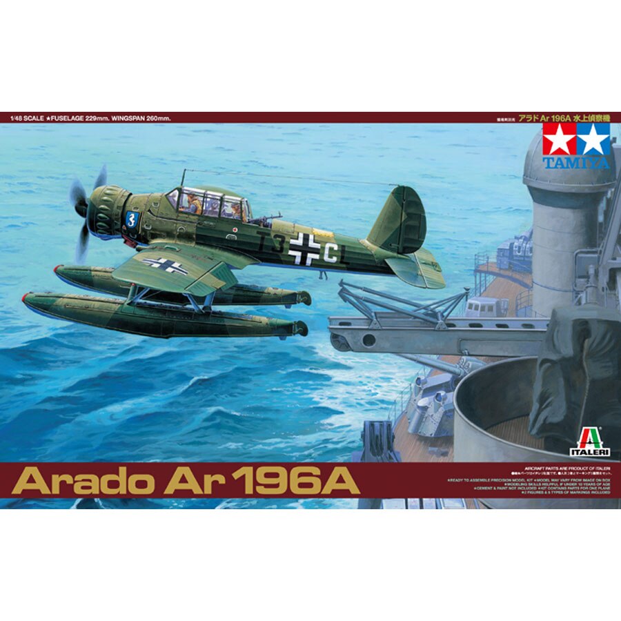 Tamiya Arado Ar 196A 1:48 TAM 37006 repülőgépmodell - eMAG.hu