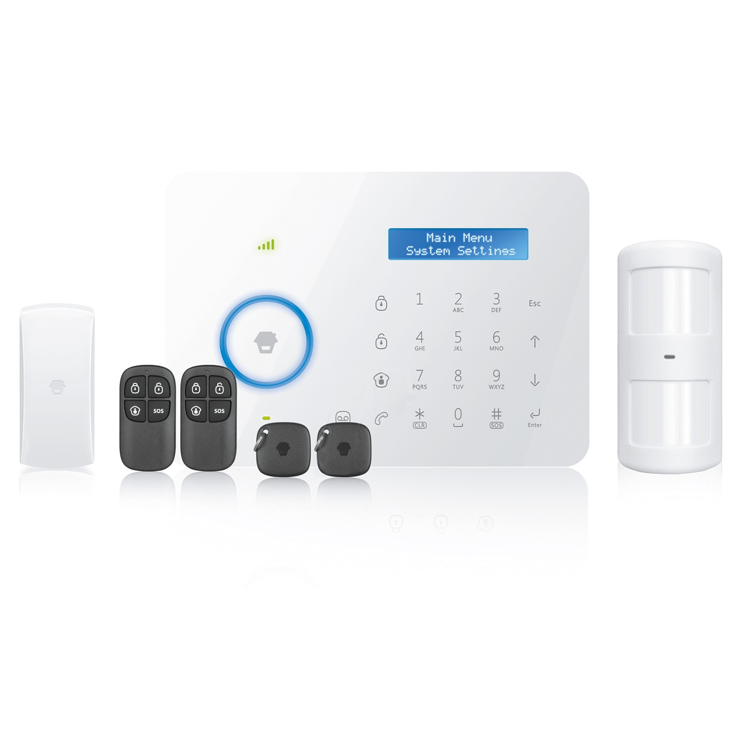 Sistem de alarma wireless PSTN/LCD/RFID Chuango CG-A11 - eMAG.ro