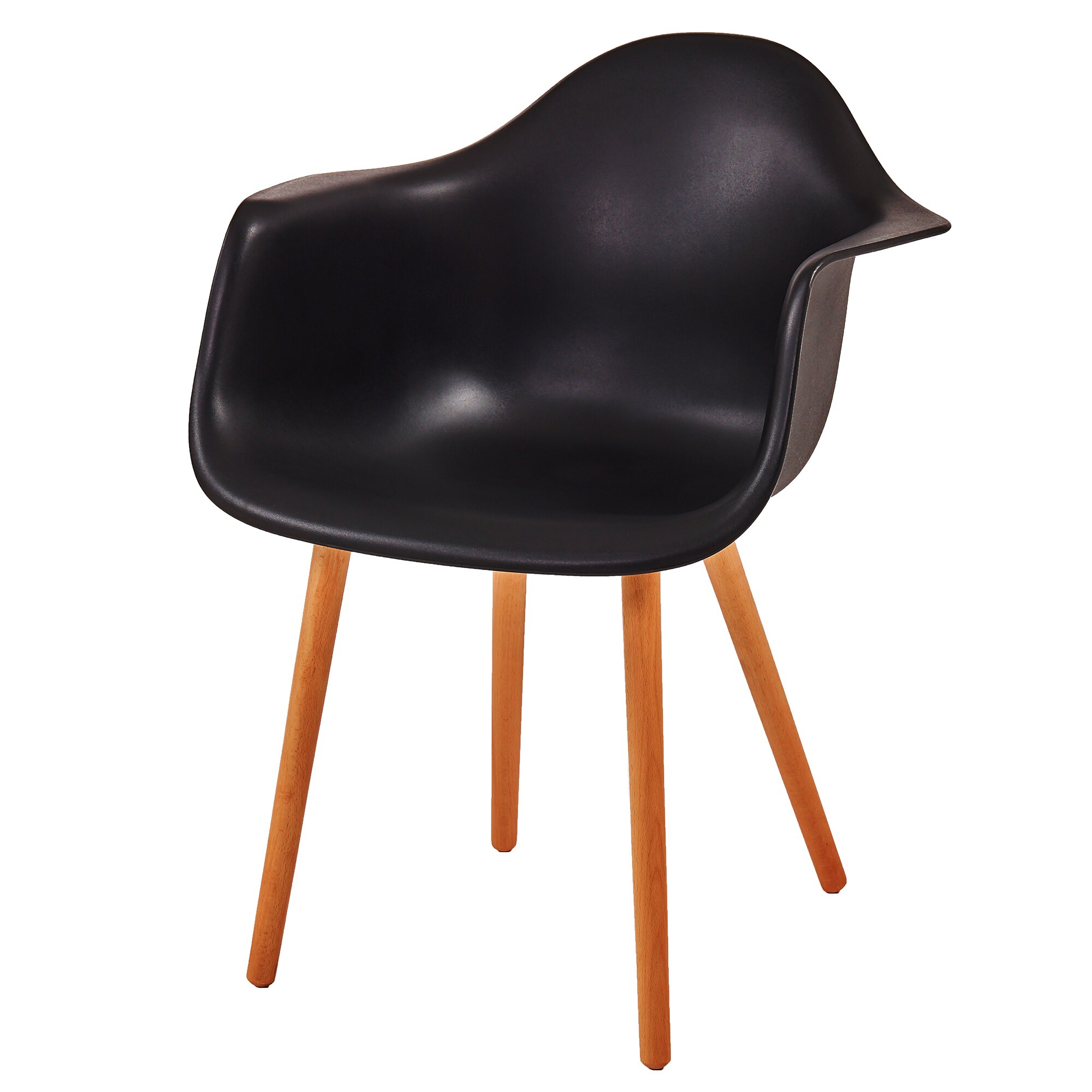 Scaun living Unic Spot Shell, 62x61x84 cm, Negru - eMAG.ro