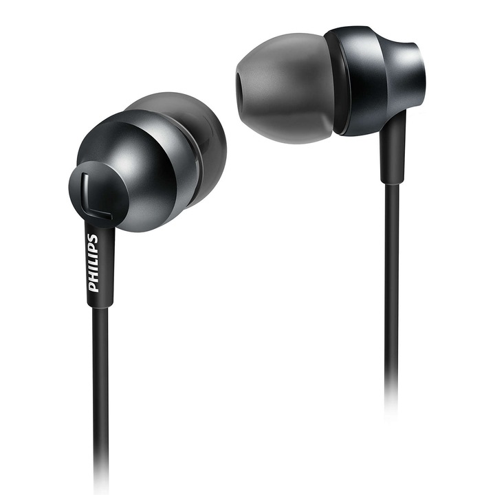 Casti in-ear Philips SHE3850SG/00, Negru - eMAG.ro