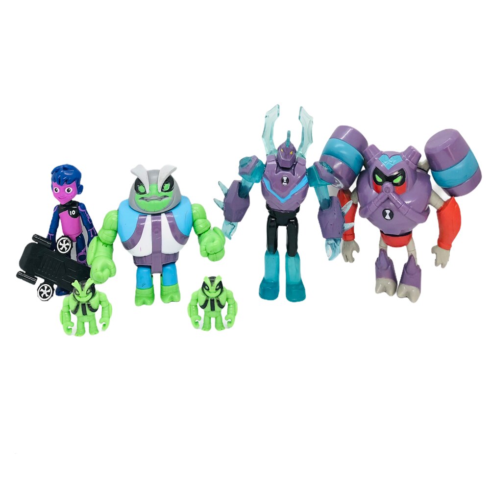 Set de 6 Figurine, 2 accesorii, Shop Like A Pro® ,de jucarie Ben 10 ...