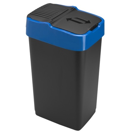Heidrun Szemetes billenős 18L 29x23x43cm Push Up Fekete - eMAG.hu
