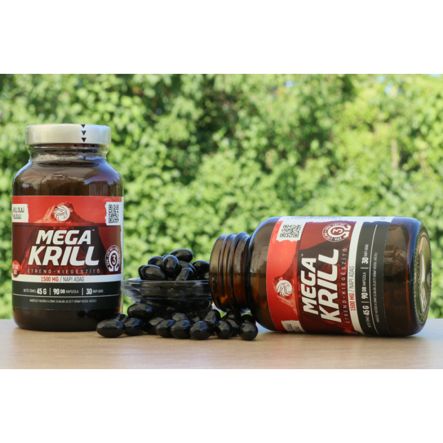 Mega Krill 1500mg krill olaj + halolaj, 90db - eMAG.hu